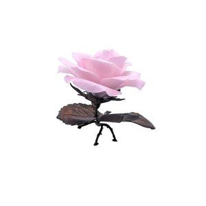BOEHM | Accessories | Vintage Boehm Porcelain Bronze Leaf Figurine Pink ...